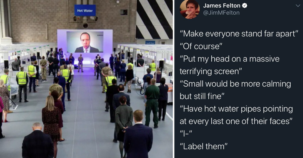 13 Favourite Things People Said About This Weird Matt Hancock Photo