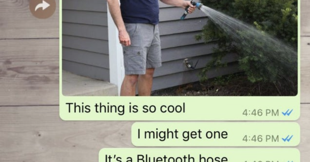 Whoever it was took this 'Bluetooth hose' seriously wins our facepalm ... Whoever it was took this 'Bluetooth hose' seriously wins our facepalm ...