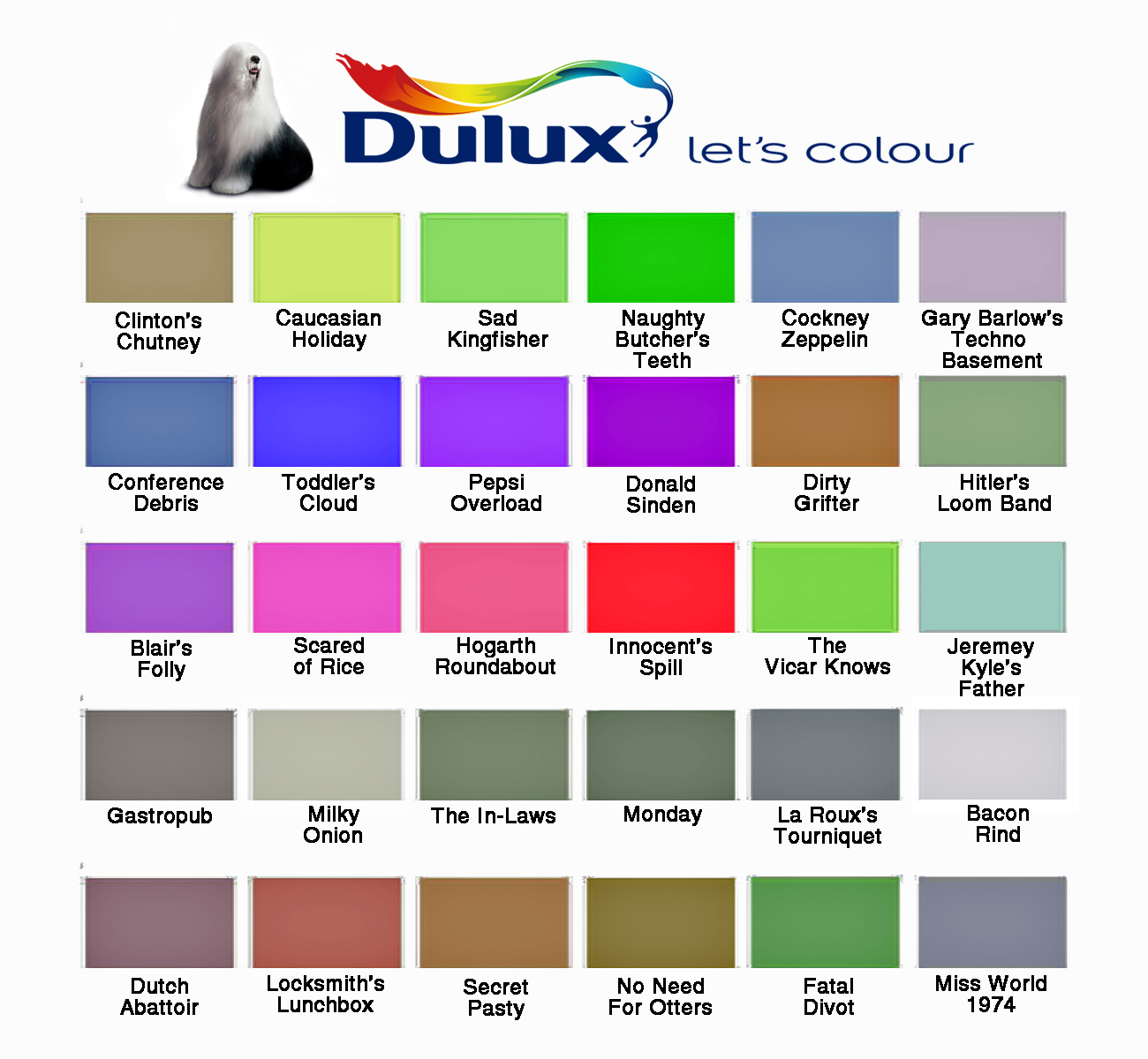 new-Dulux-Colour-chart - The Poke - The Poke new-Dulux-Colour-chart - The Poke - The Poke